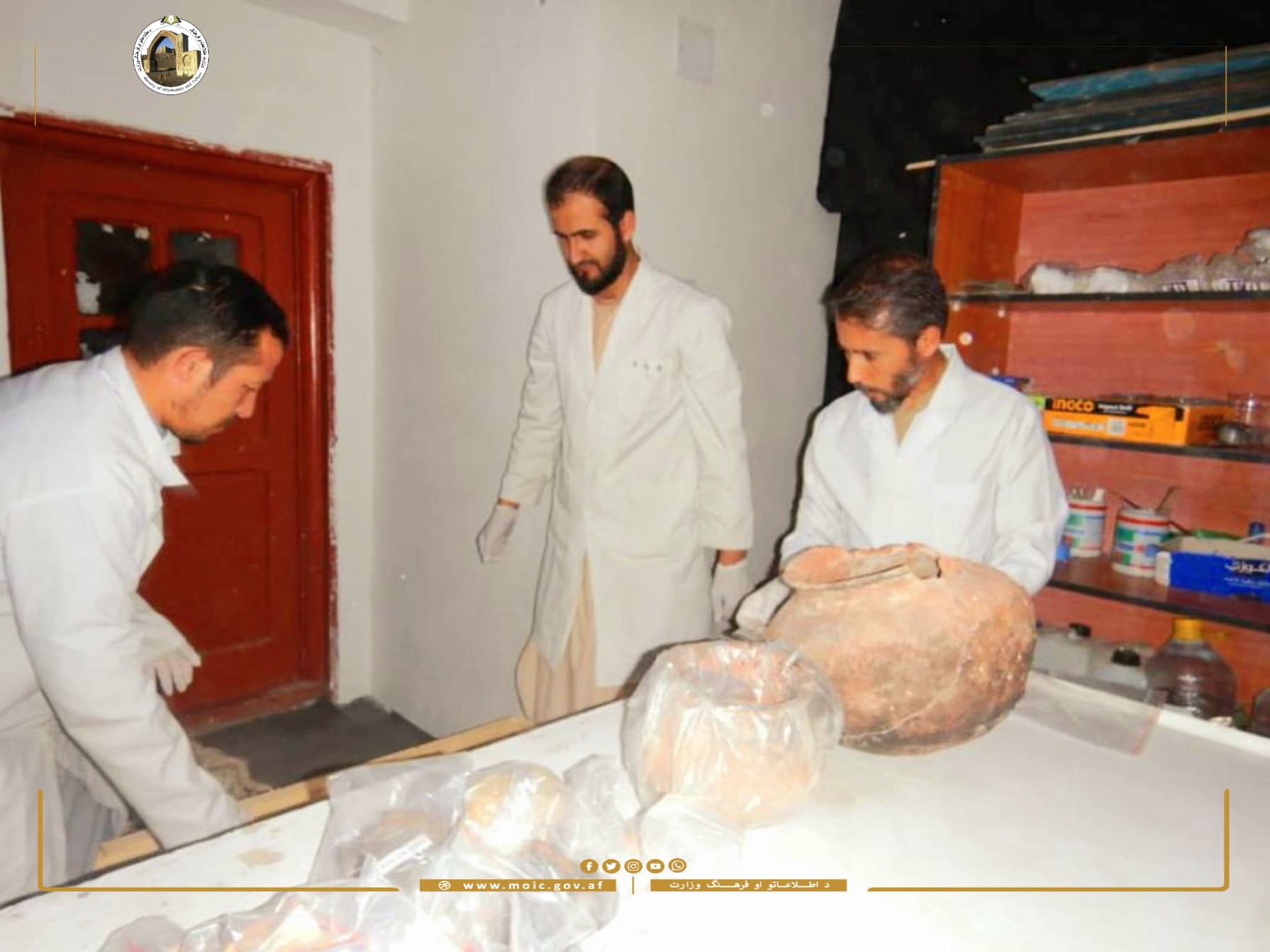 80 pieces of historical artifacts of Mis Aynak Were Transferred to the ...